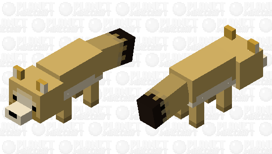 Fennec fox Minecraft Mob Skin
