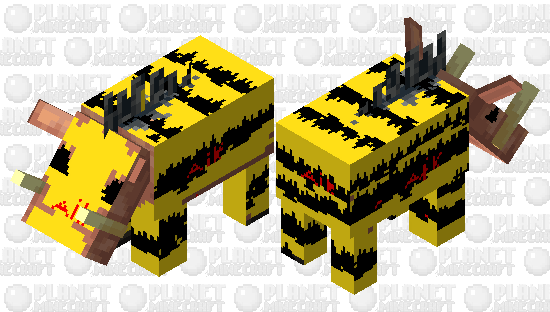 AIK hoglin Minecraft Mob Skin