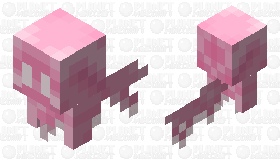 Kawaii Pastel Pink Allay Minecraft Mob Skin