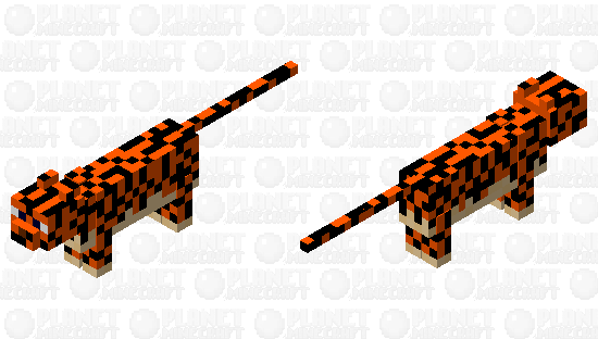 Mini Tiger Minecraft Mob Skin