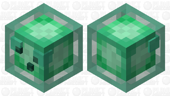 Light Slime Minecraft Mob Skin