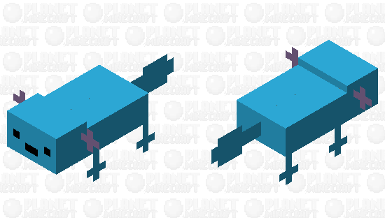 Wooper Minecraft Mob Skin