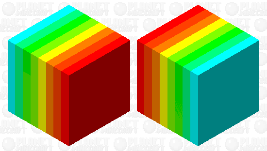 rainbow shulker Minecraft Mob Skin