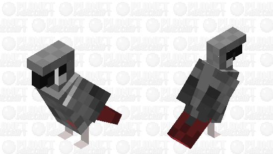 African Grey! Minecraft Mob Skin