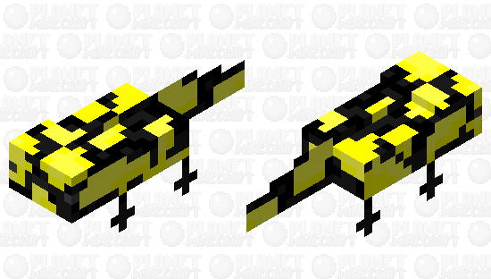 Fire salamander Minecraft Mob Skin