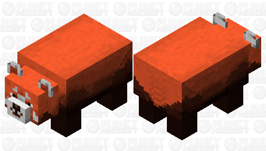 Red Panda Minecraft Mob Skin