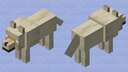 brown wolves Minecraft Mob Skin