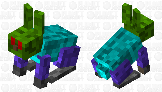 Zombie Rabbit Minecraft Mob Skin
