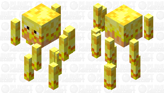 Light Blaze Minecraft Mob Skin