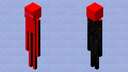 A red Enderman Minecraft Mob Skin