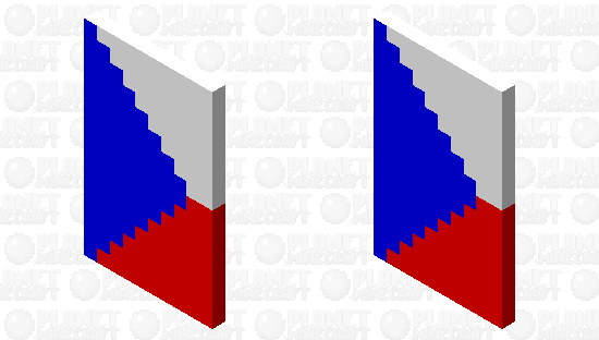Cape Of Flag Of Czech Republic Minecraft Mob Skin