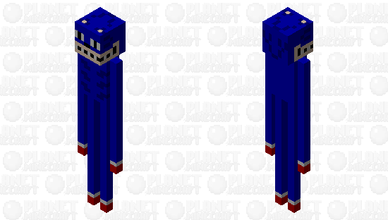 Shin Sonic V2 Minecraft Mob Skin