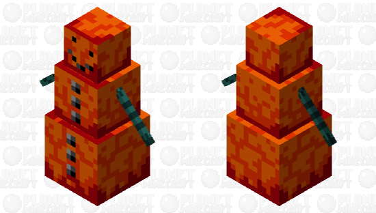 Lava Golem Minecraft Mob Skin