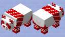 New Year Cow Minecraft Mob Skin