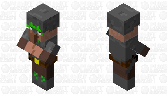 Warrior vilager Minecraft Mob Skin