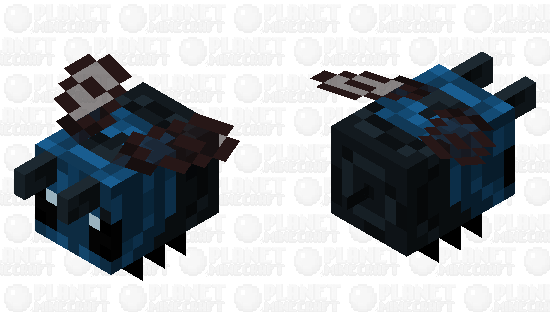 Blue Carpenter Bee - MOB SKIN ONLY Minecraft Mob Skin