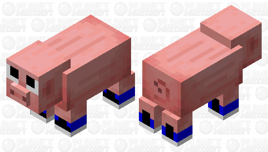 Skatepig Minecraft Mob Skin