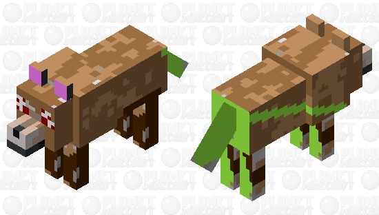 weird dog Minecraft Mob Skin