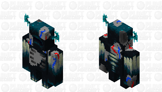 Robot warden Minecraft Mob Skin