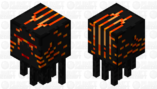 Lava Ghast Minecraft Mob Skin