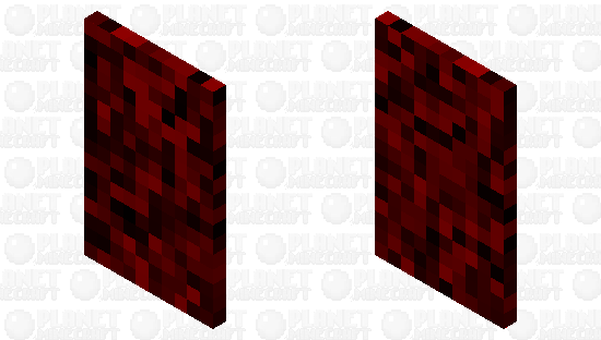 Capa Roja y Negra 1 Minecraft Mob Skin