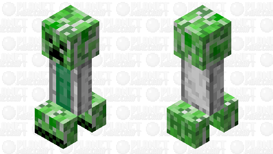 Scientist Creeper Minecraft Mob Skin