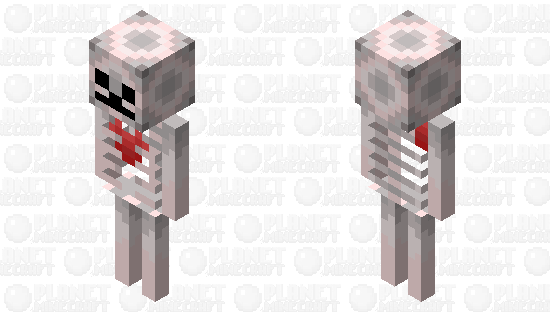 Retextured skeleton Minecraft Mob Skin