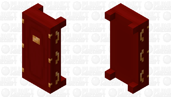 Red Coffin - Bed Minecraft Mob Skin