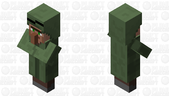 Sigma Villager Minecraft Mob Skin