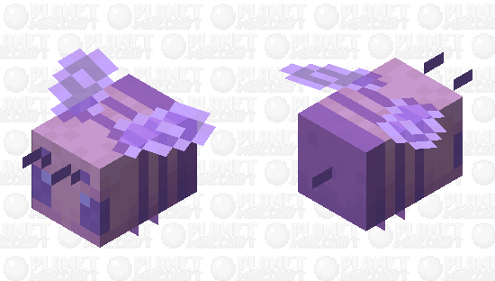 purple bee Minecraft Mob Skin