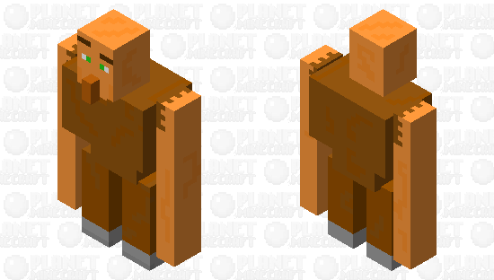 Buff Villager Minecraft Mob Skin