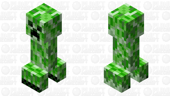 Custom Creeper (Classic) Minecraft Mob Skin