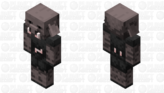 Cold Piglin Minecraft Mob Skin