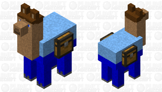 Steve Llama Minecraft Mob Skin