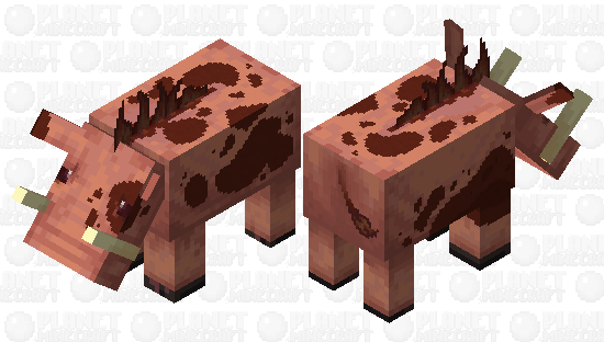Spotted Boar Zoglin Minecraft Mob Skin