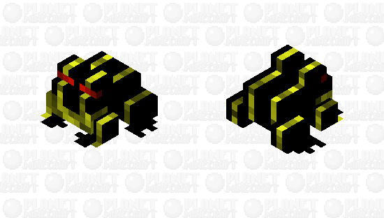 Black Devourer Toad Minecraft Mob Skin