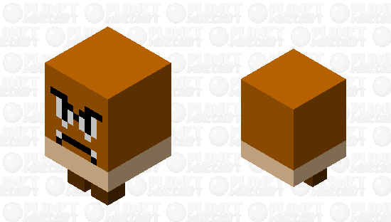 Mario Goomba Minecraft Mob Skin