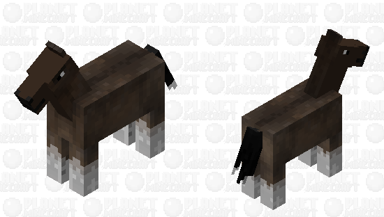 Cow Moose Minecraft Mob Skin