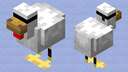 Black Belt Chicken Minecraft Mob Skin