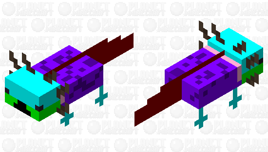 AJOLOTE AZUL Minecraft Mob Skin