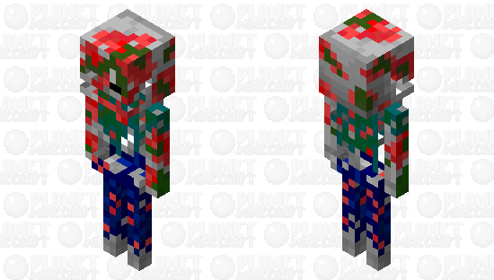 Decomposed Zombie Minecraft Mob Skin