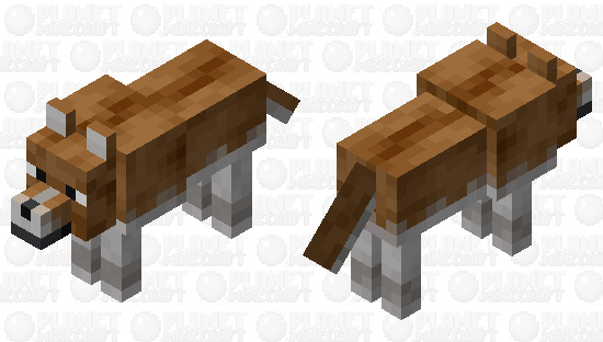 Basenji Minecraft Mob Skin