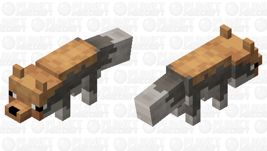 Ruppell's Fox Minecraft Mob Skin