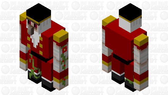 Nutcracker Iron Golem Minecraft Mob Skin