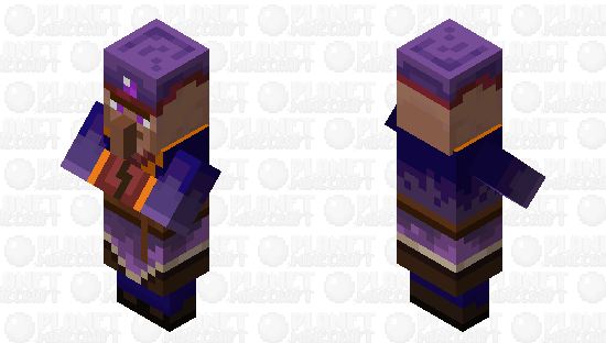 Enchantsmith Villager ( Minecraft Dungeons ) Minecraft Mob Skin