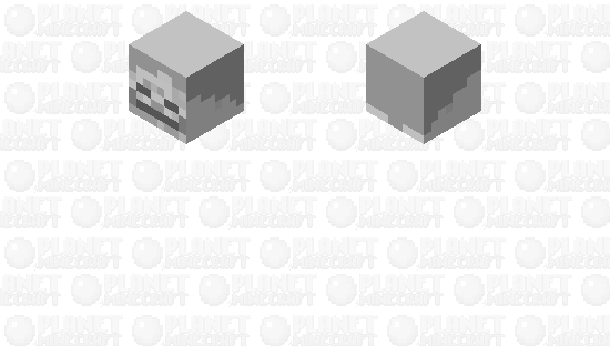 Craftsman Skeleton Skull Minecraft Mob Skin