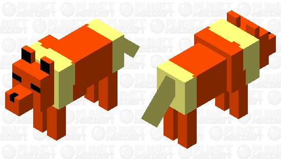 flareon Minecraft Mob Skin