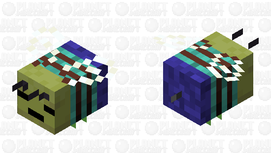 Zombie Bee Minecraft Mob Skin
