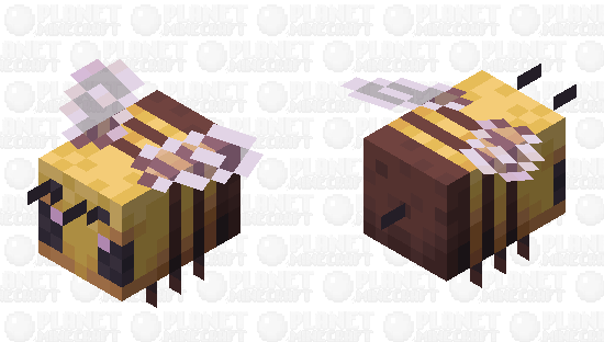 Cottage Core Bee Minecraft Mob Skin