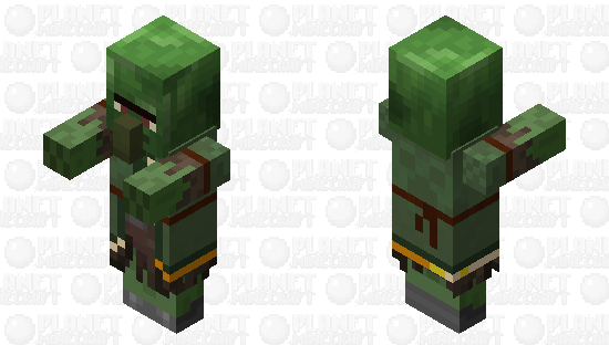 Zombie Nitwit (Nether on Time Addon) Minecraft Mob Skin